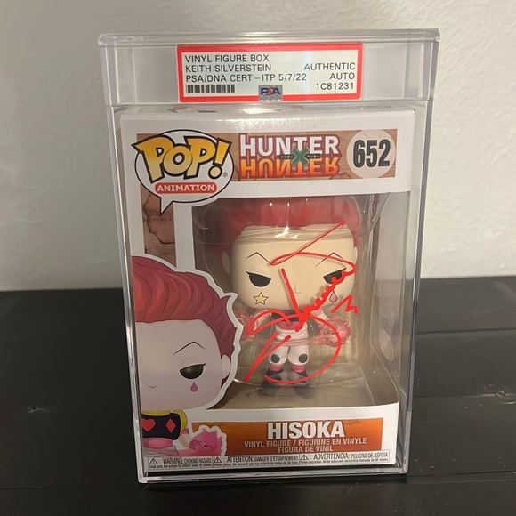 Toys | Funko Pop Hisoka Autographed Psa Certified Hunter X Hunter ...